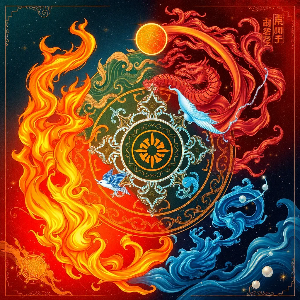 The Celestial Elements: Fire, Water, Earth, and Metal in Creation Myths ...