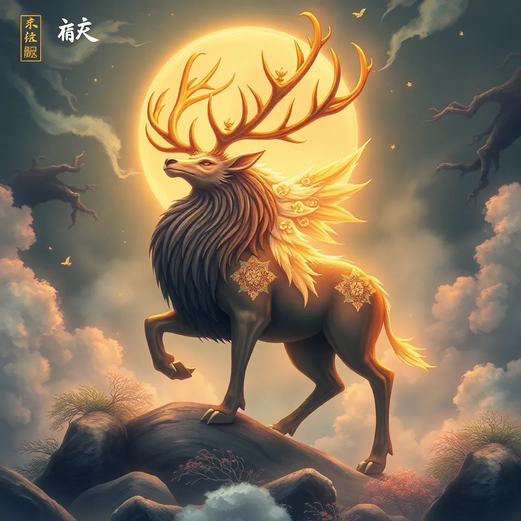 The Myth of the Celestial Elk: A Guardian of the Forest - Chinese Mythology