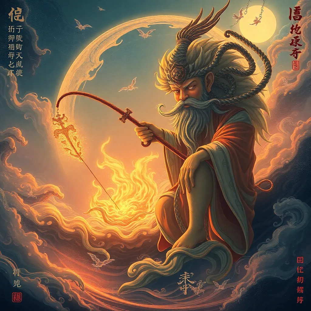 The Myth of the Divine Fisherman: A Tale of Creation - Chinese Mythology
