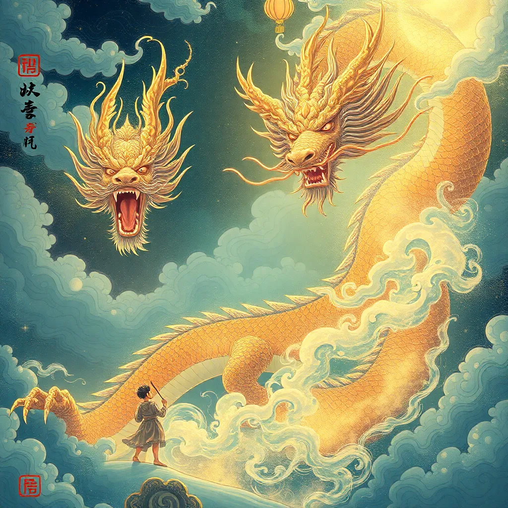 The Myth of the Sacred Dragon: A Tale of Creation - Chinese Mythology