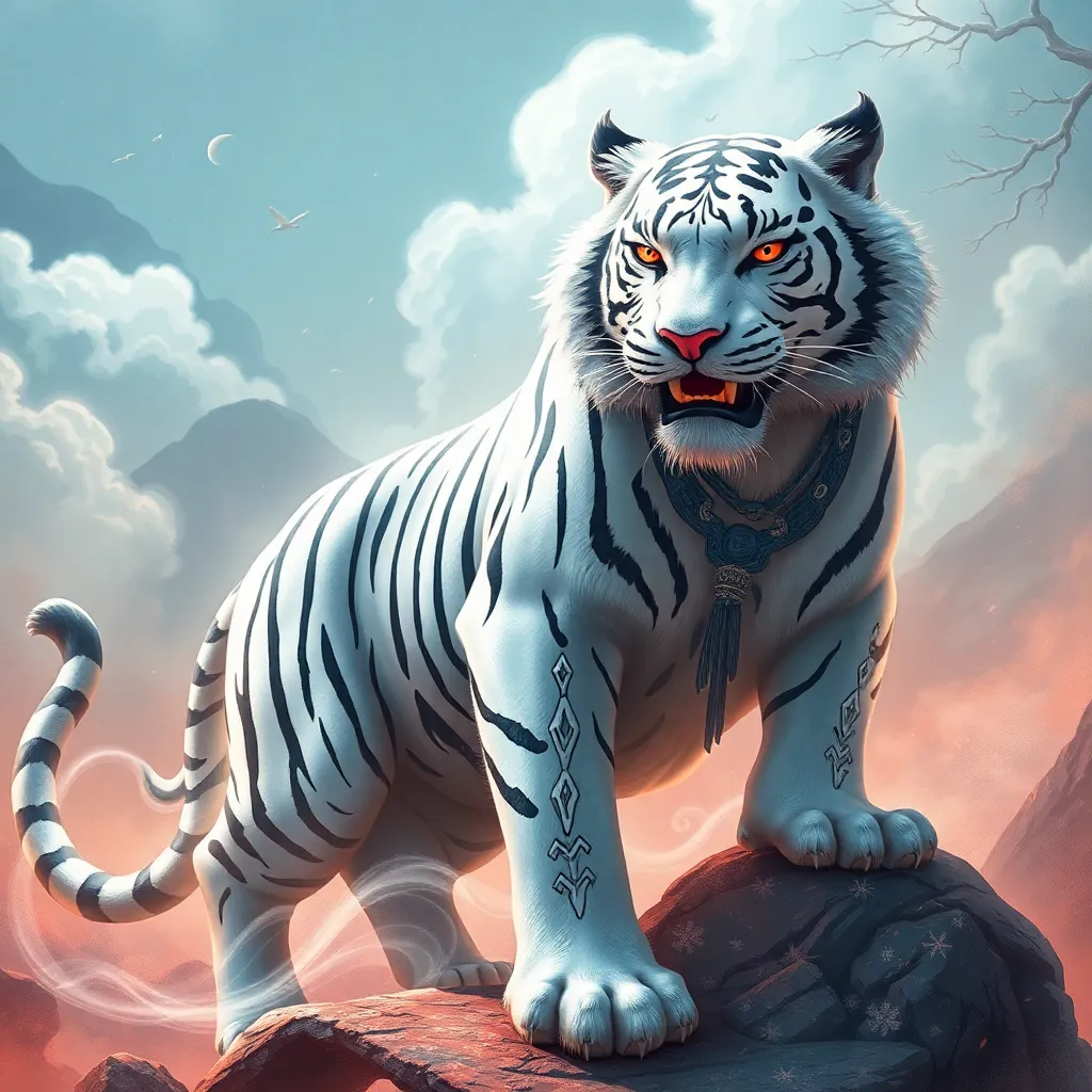 The Story of the White Tiger: Guardian of the West - Chinese Mythology