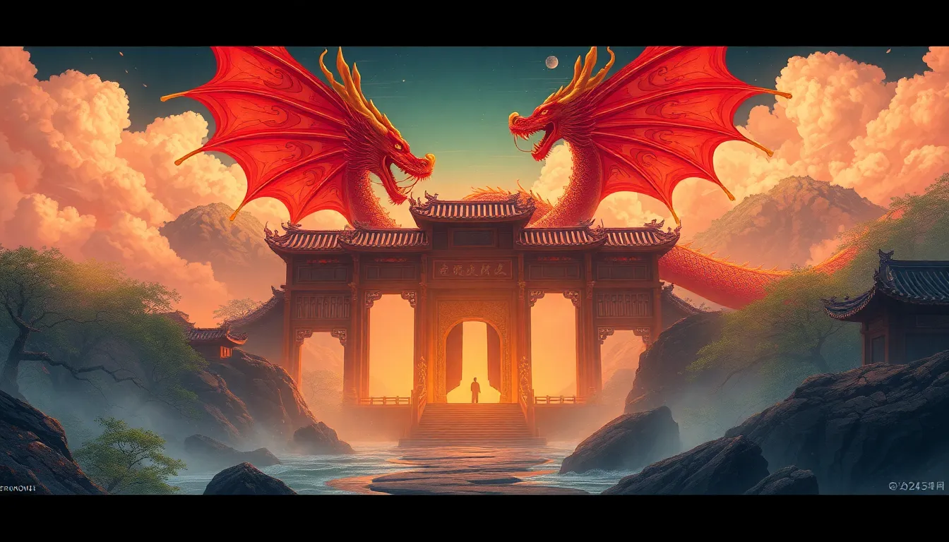 The Tale of the Dragon's Gate: A Path to Success - Chinese Mythology