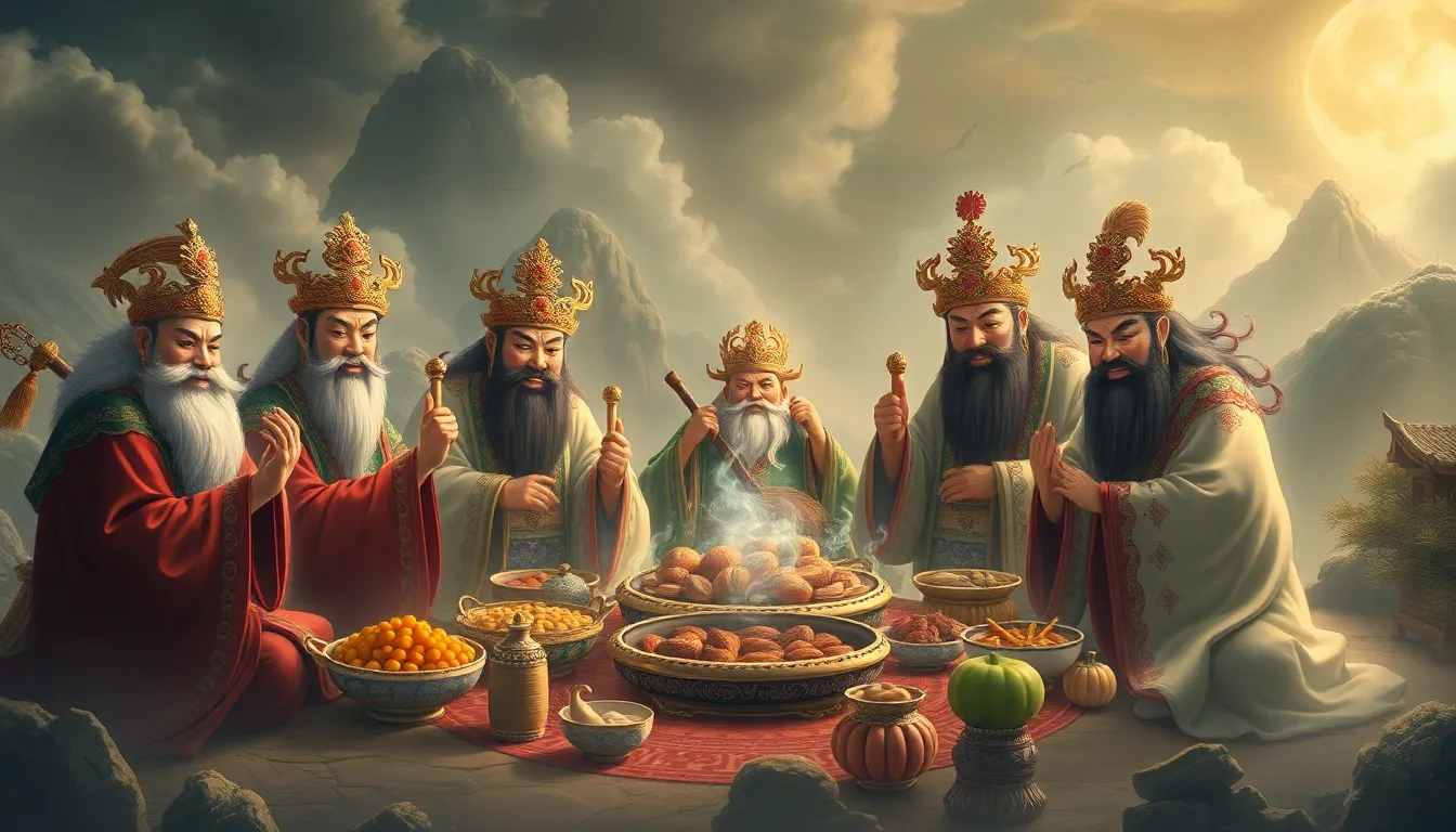 The Eight Immortals and Their Legendary Feasts - Chinese Mythology