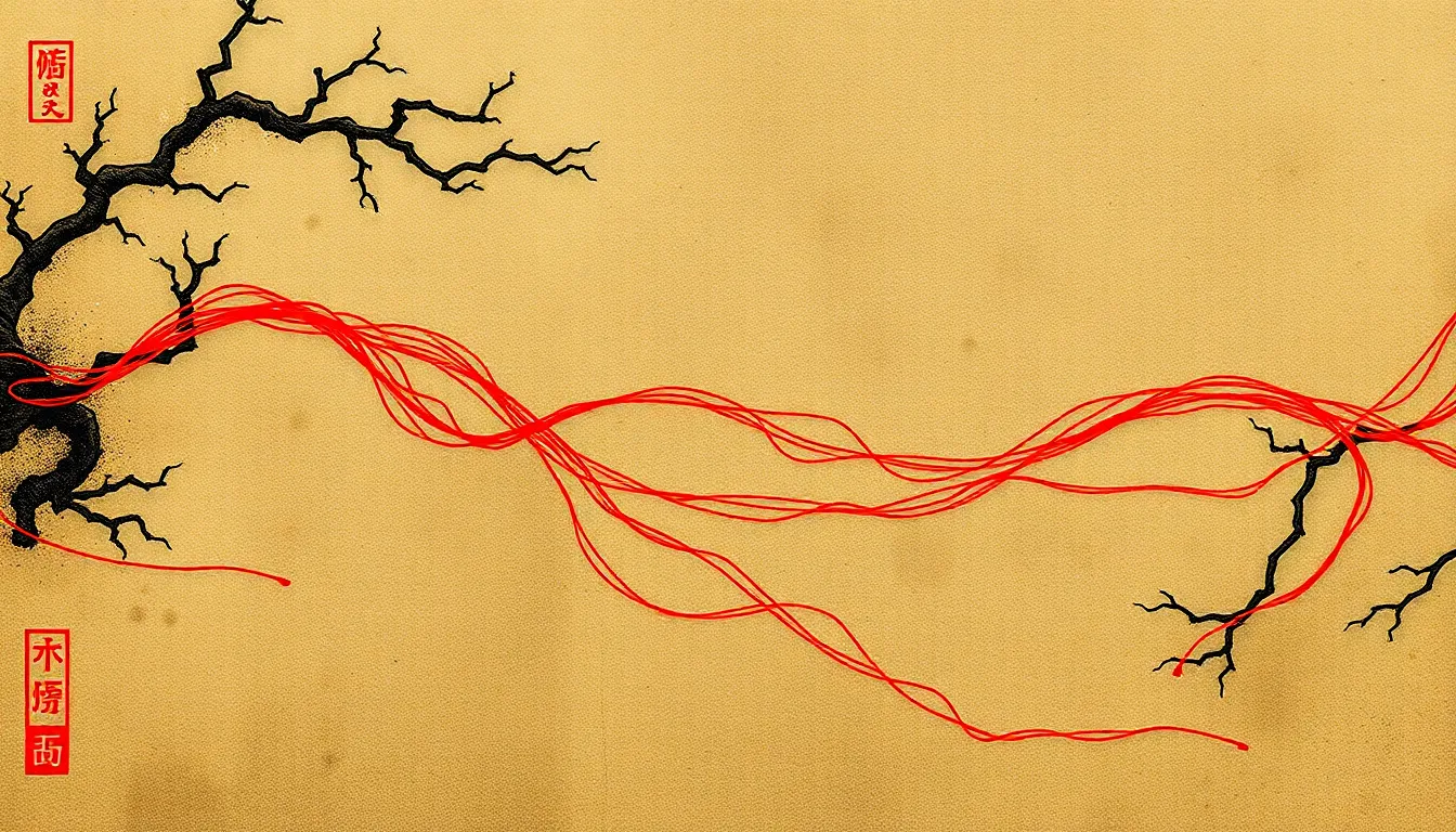 The Meaning Behind the Red Thread in Chinese Art - Chinese Mythology