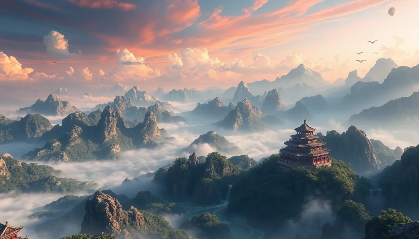 The Mythical Landscape of Chang'e: Where Dreams Reside - Chinese Mythology