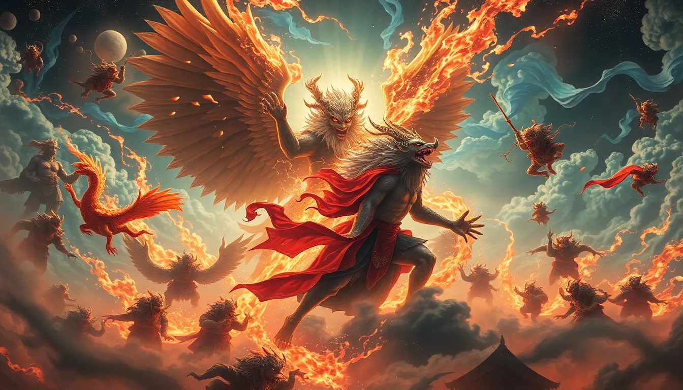The Celestial Battle: The War of the Gods - Chinese Mythology