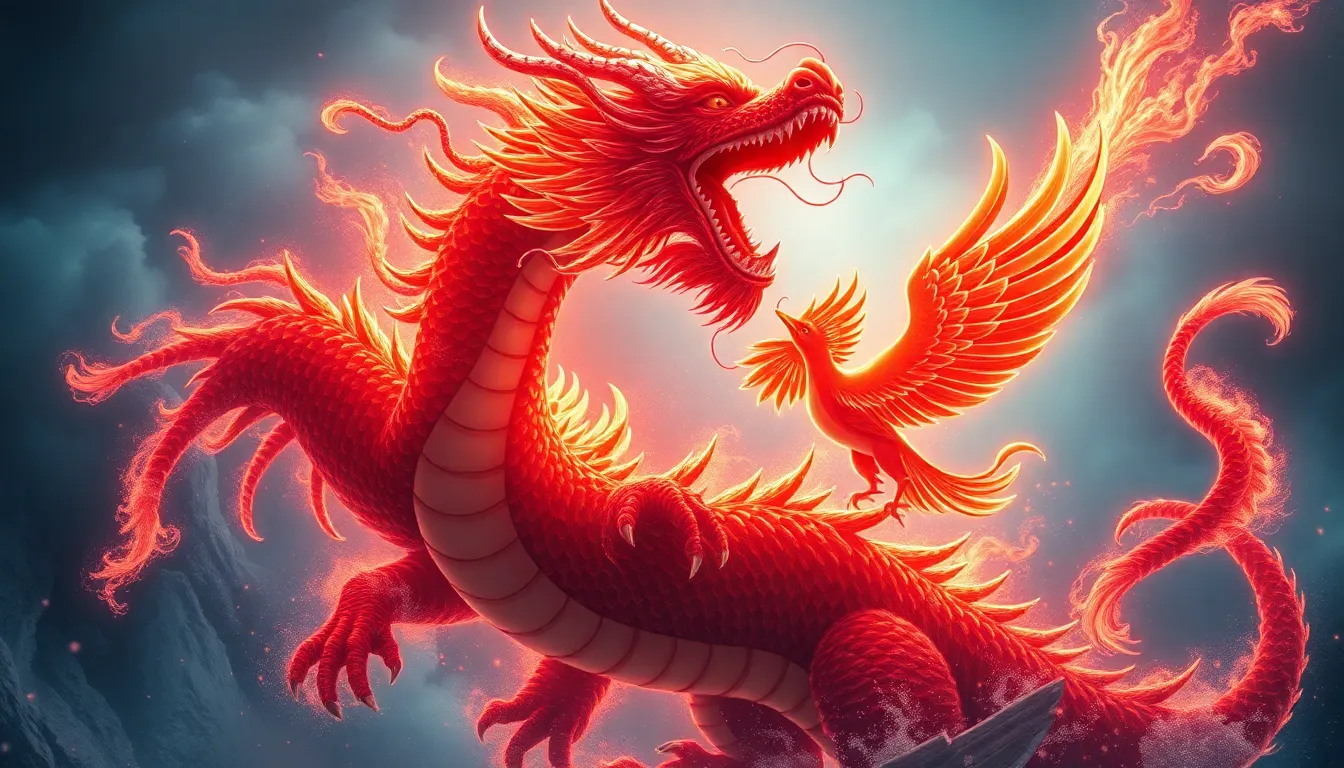 The Dragon and the Phoenix: A Mythical Battle - Chinese Mythology