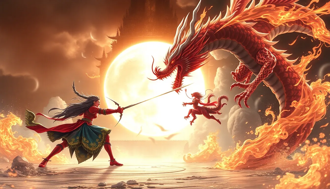 The Epic Clash: Nezha vs. Dragon King - Chinese Mythology