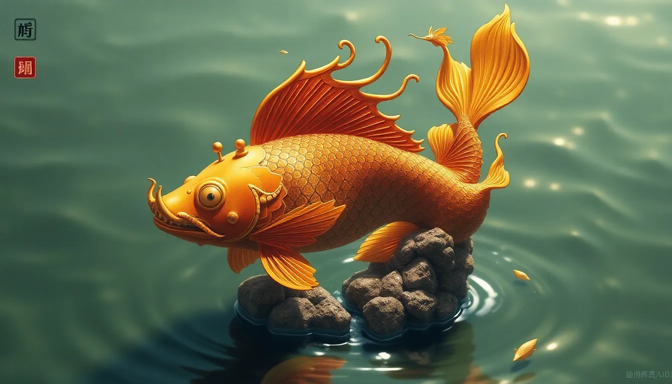 The Myth of the Golden Fish: Nature’s Abundance - Chinese Mythology