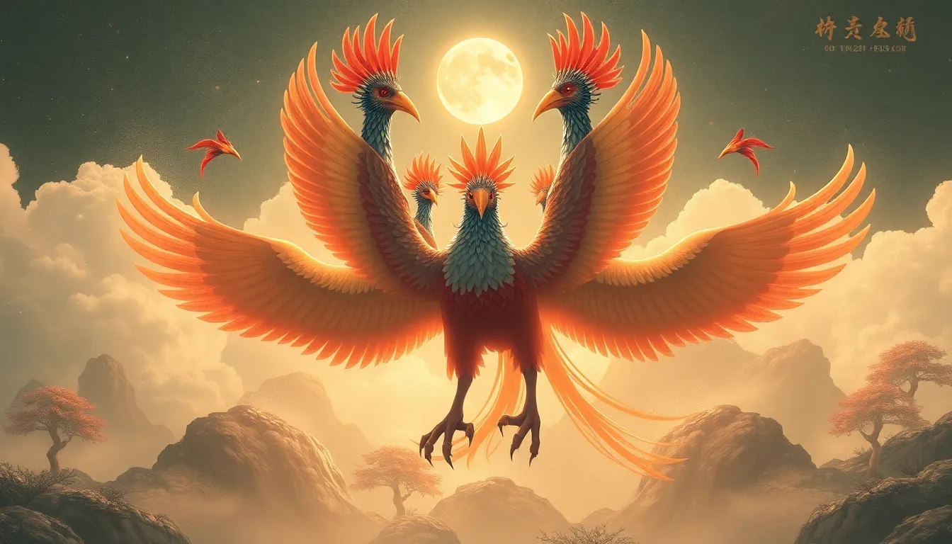The Myth of the Nine-Headed Bird: Nature’s Mystique - Chinese Mythology