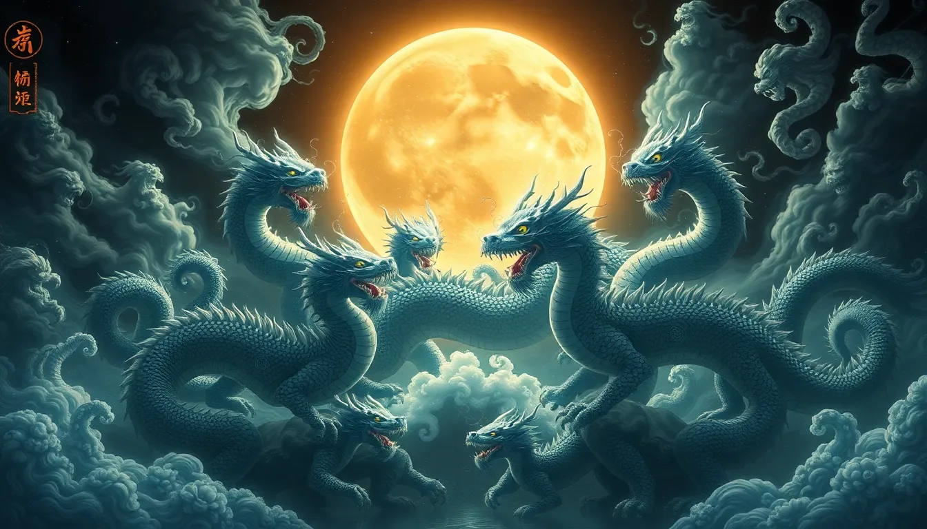 The Story of the Nine Dragons: Guardians of Creation - Chinese Mythology
