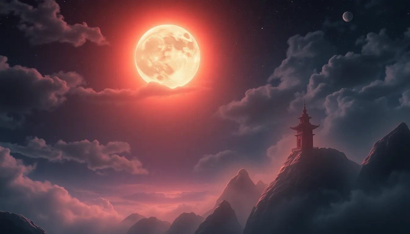 The Legend of the First Moon: A Creation of Light - Chinese Mythology
