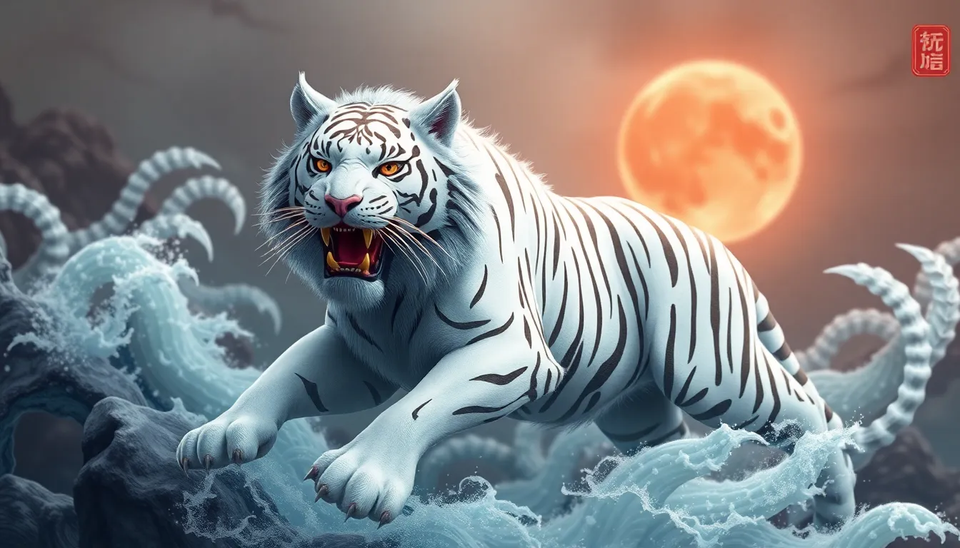 The Mythical White Tiger: Protector of the South in Chinese Legends ...